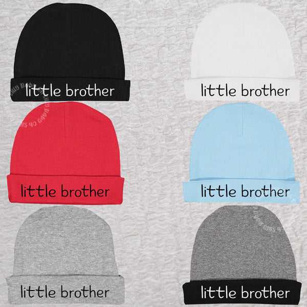 Custom Little Brother Beanie Hat | Oh Silly Baby