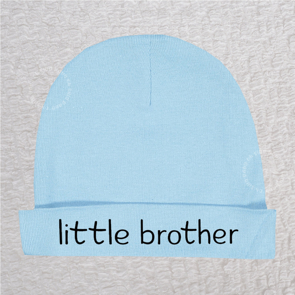 Custom Little Brother Beanie Hat | Oh Silly Baby